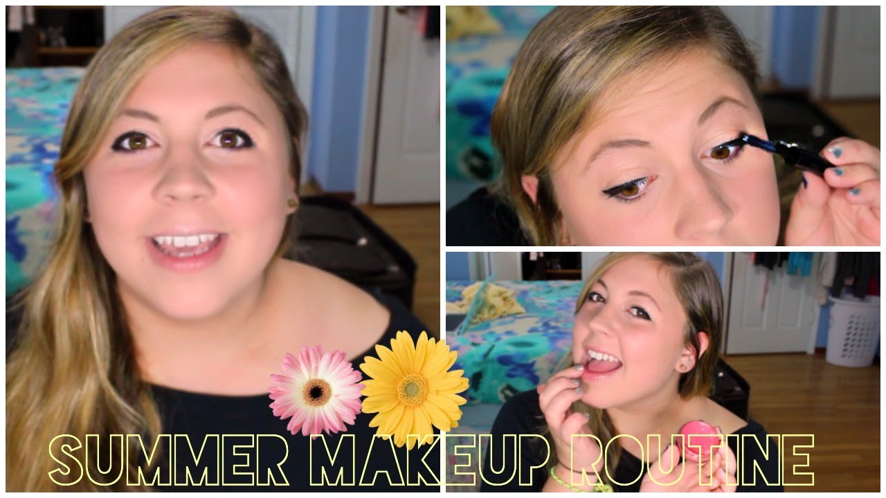 My Everyday Summer Makeup Routine! - YouTube