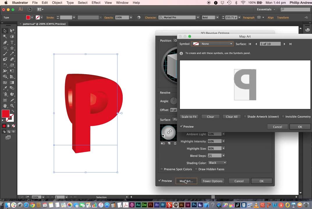 3D Illustrator artwork in Adobe Illustrator - YouTube