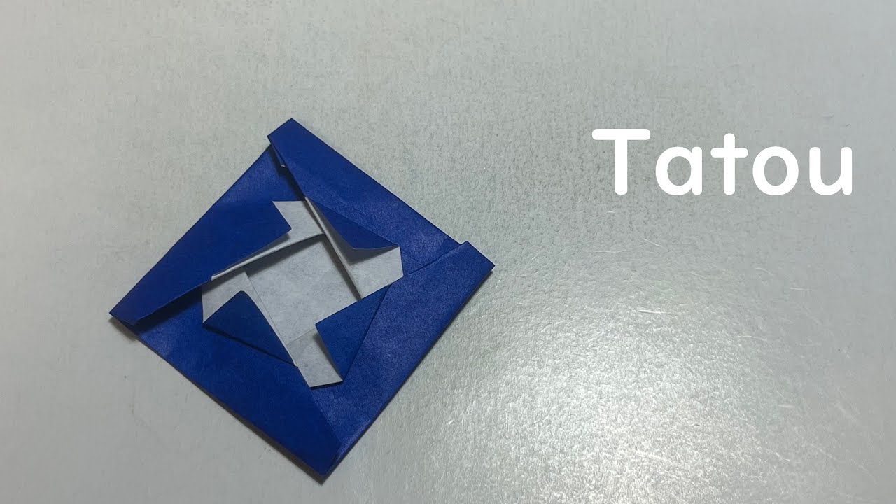 【折り紙・origami】たとう Tatou - YouTube