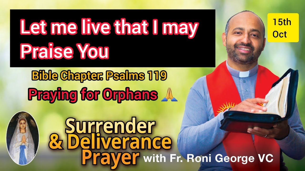 Daily Surrender & Deliverance Prayer BOOK OF PSALMS 119 LIVE TO PRAISE ...