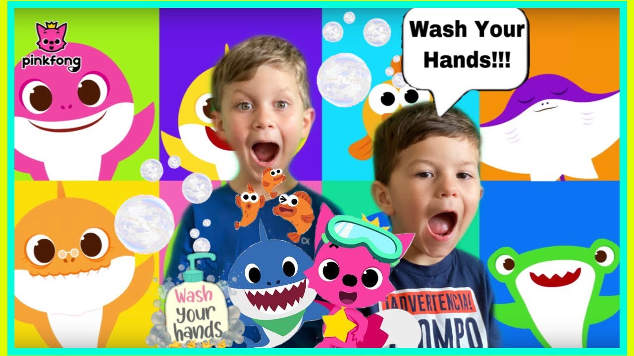 Baby Shark Hand Wash Challenge | Join #BabySharkHandWashChallenge - YouTube