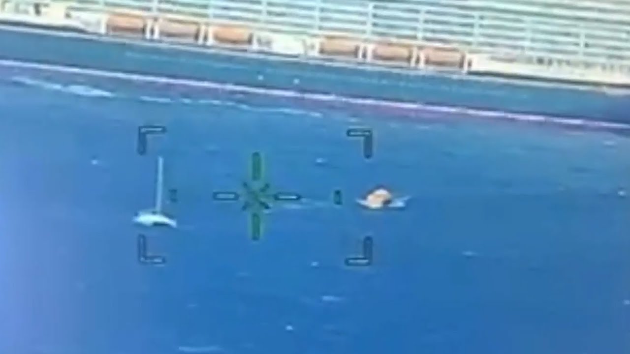 Disney cruise helps rescue family aboard sinking catamaran - YouTube