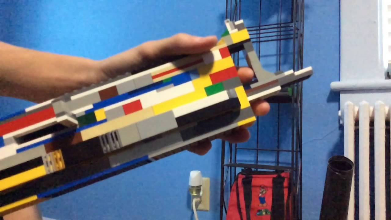 Custom LEGO sub-machine gun - YouTube
