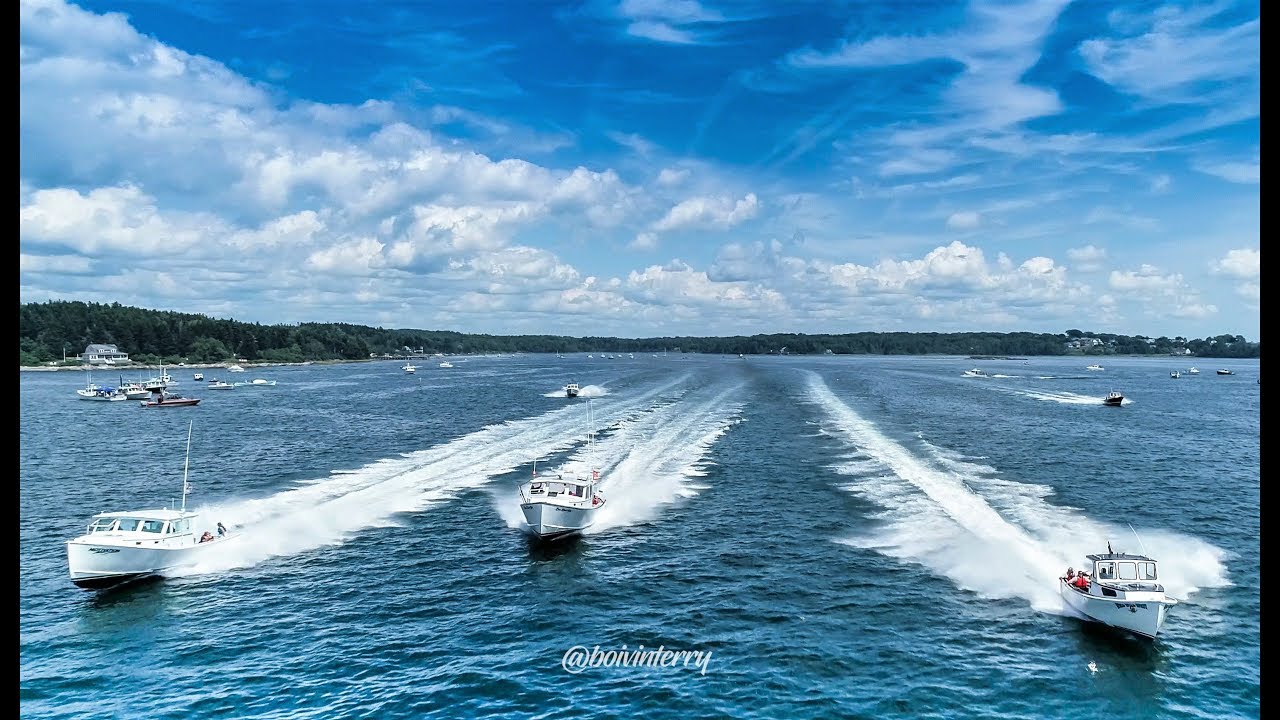 Maine Lobster Boat Races: Harpswell - YouTube