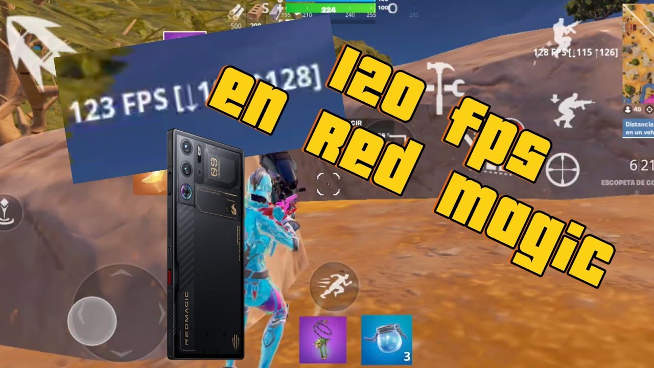 fortnite Mobile en Red magic 9 pro a 120fps😈 - YouTube