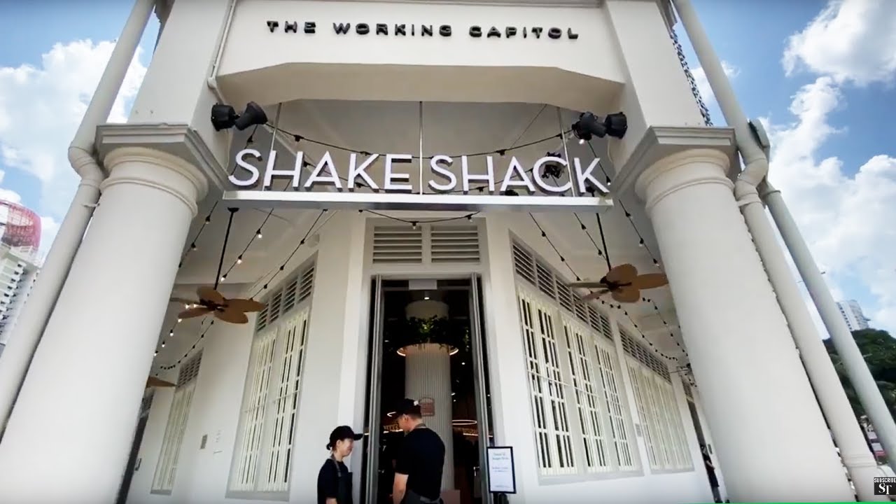 A view of Shake Shack's second outlet at 89 Neil Road | The Straits ...