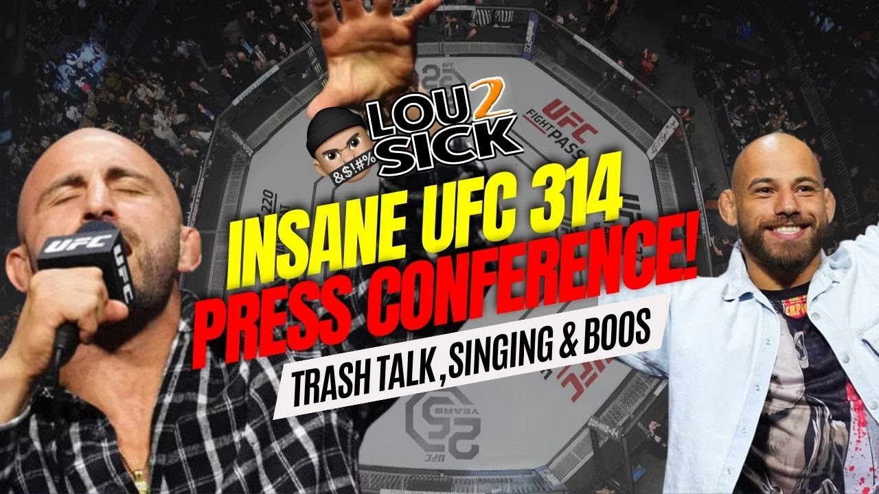 Singing, Roasts & BOOS! The UFC 314 Press Conference Was Pure Chaos ...
