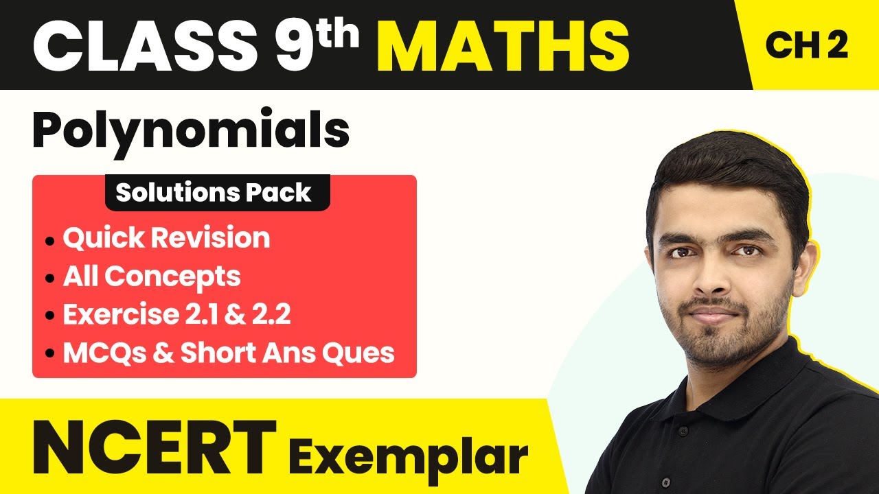 Class 9 Maths Unit 2 Ex 2.1 &2.2 NCERT Exemplar - Quick Revision/All ...