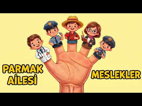 Parmak Adam Şarkısı Meslekler Miniş Çocuklar Eğitim Videosu