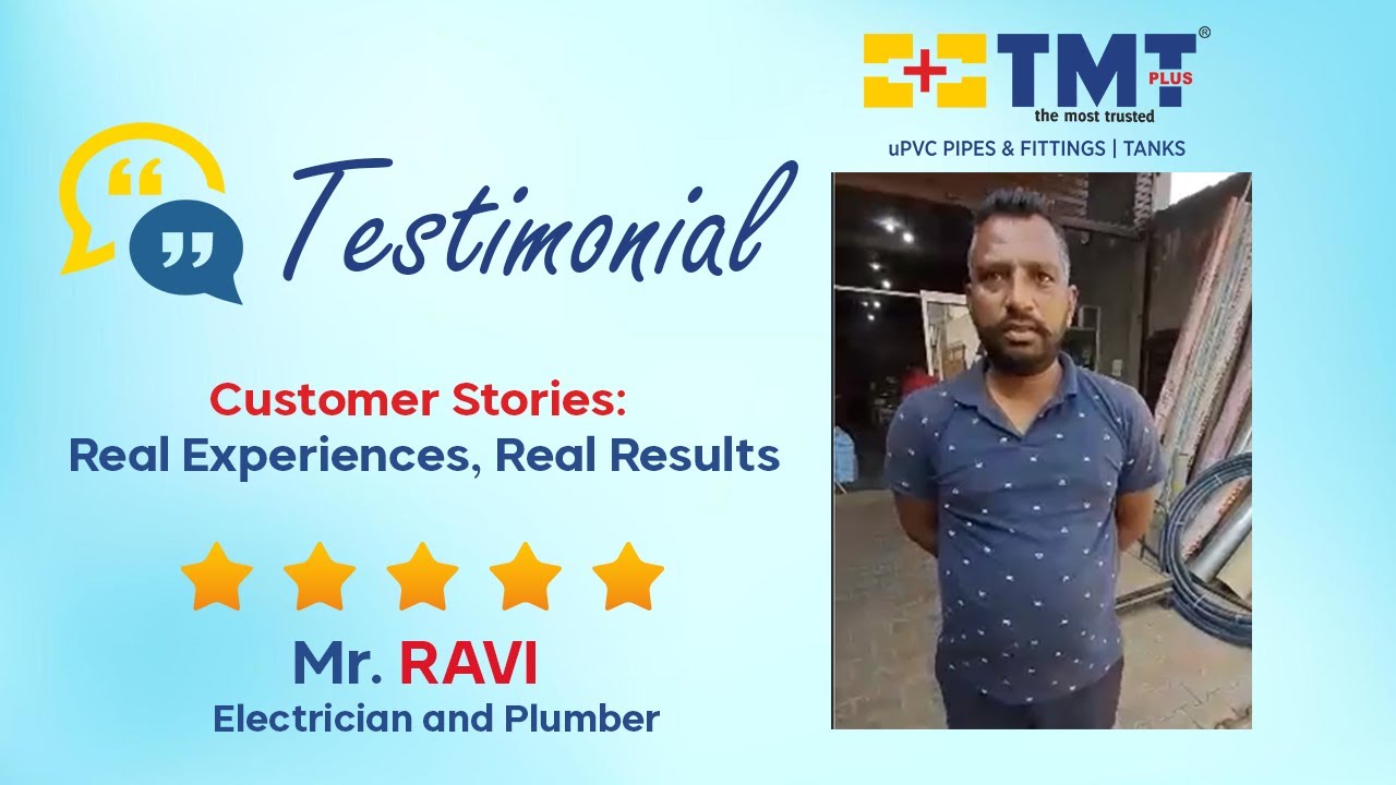 Experience Seamless Quality: TMT Plus PVC Pipes & Fittings - Ensuring ...