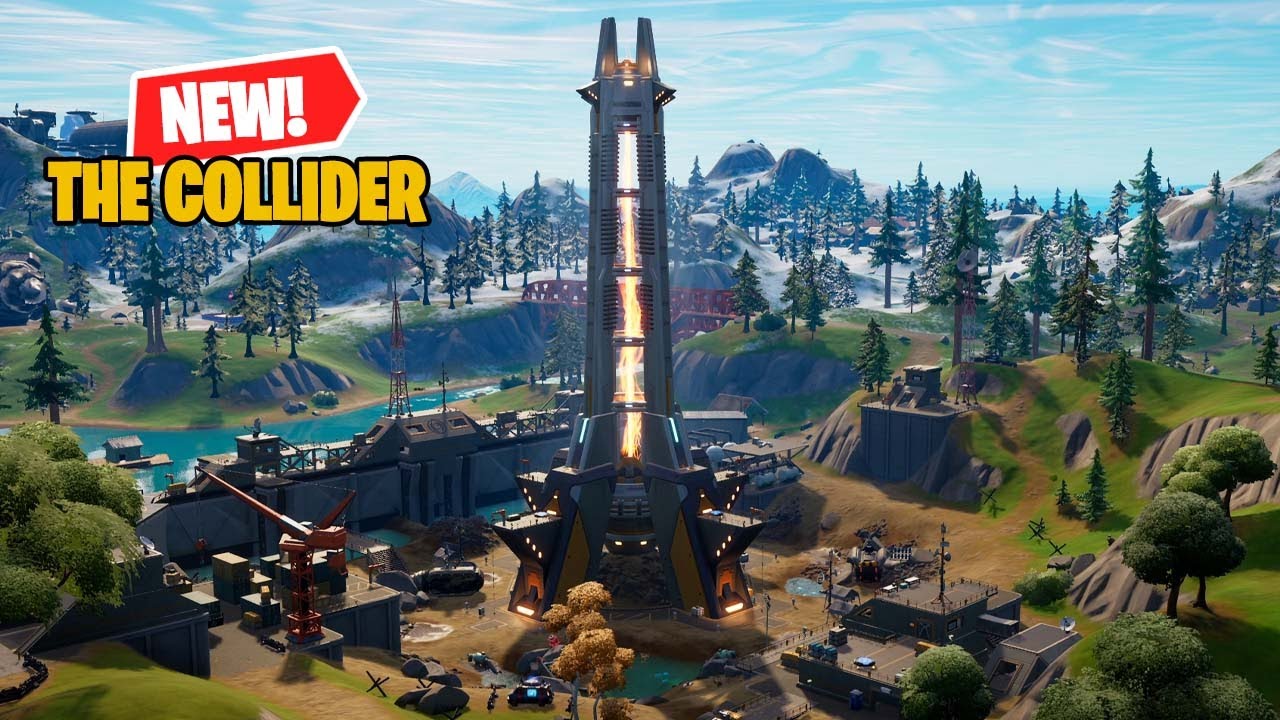 NEW The Collider POI in Fortnite! - YouTube