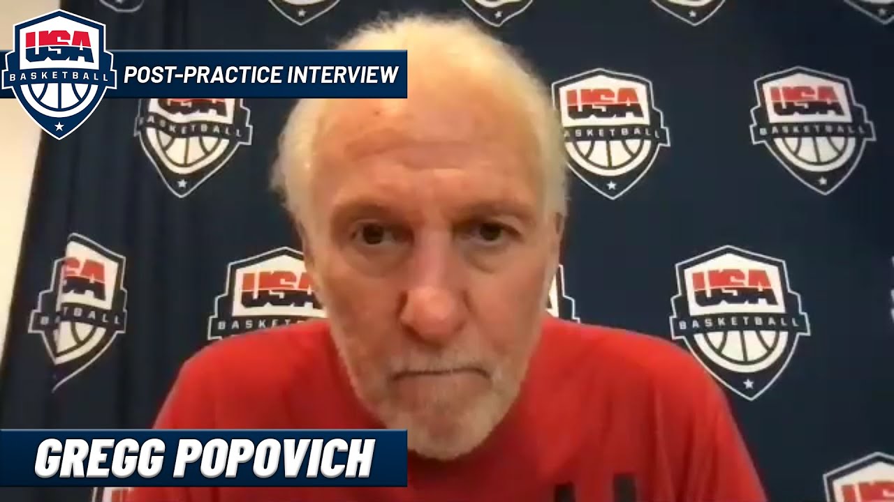 Gregg Popovich Team USA Post-Practice Interview | 7-8 - YouTube