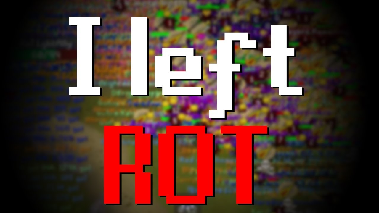 I Left ROT Just In Time - YouTube