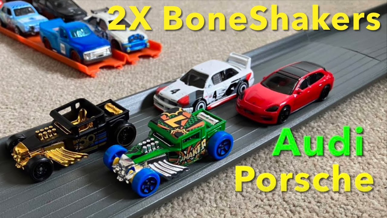 Bone shakers vs EV and Rally cars!!! #hotwheels#diecast #mattel - YouTube