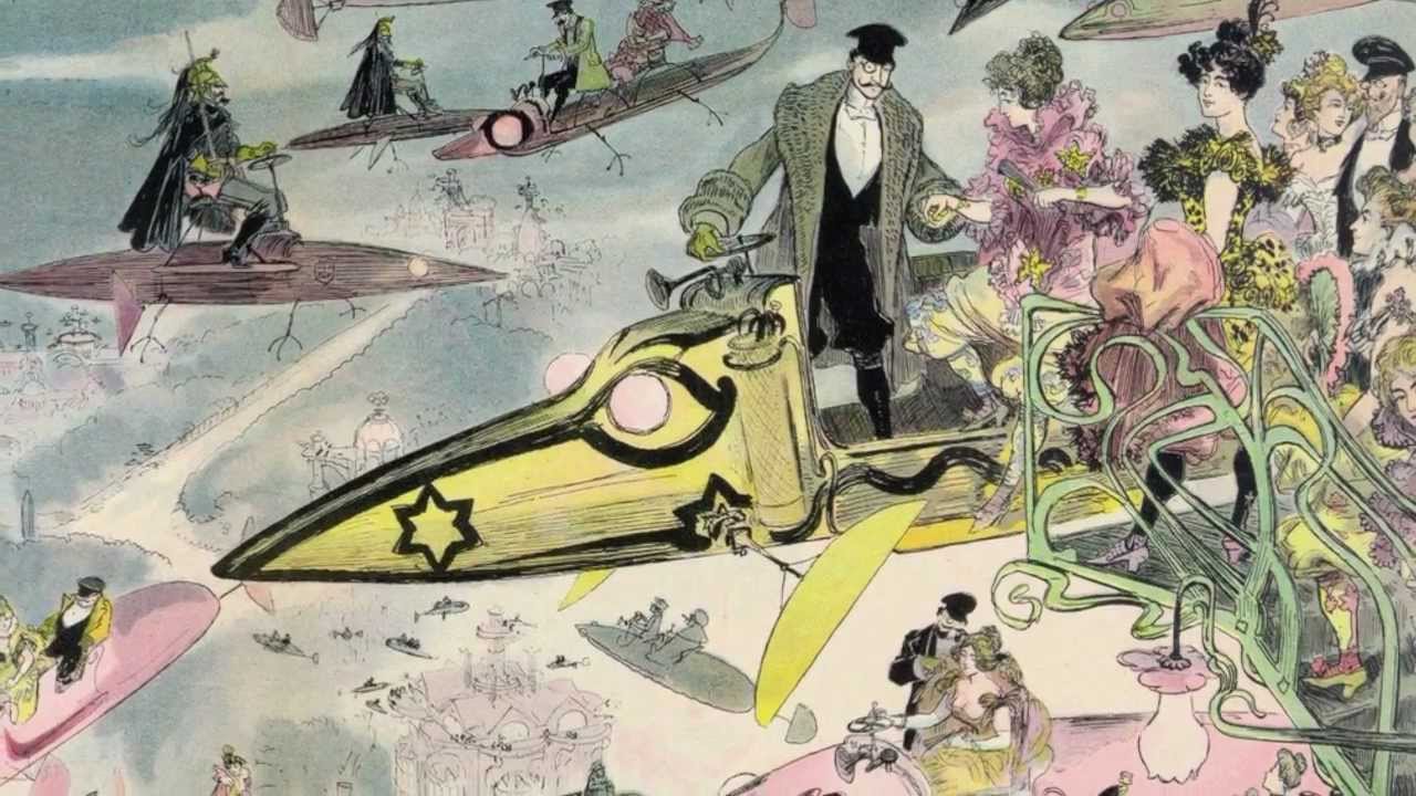 La sortie de l'Opéra en l'An 2000 - Albert Robida - 1882 - YouTube