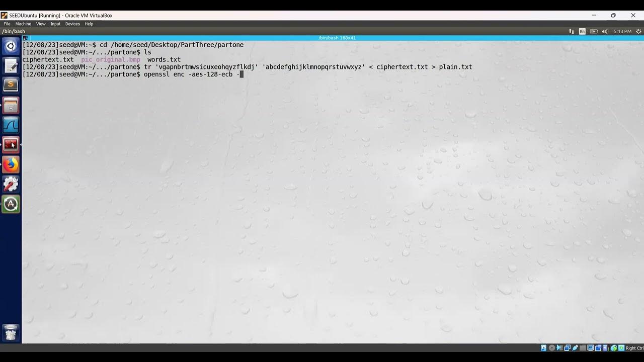 Crypto Lab -- Secret Key Encryption / SEEDUbuntu - YouTube