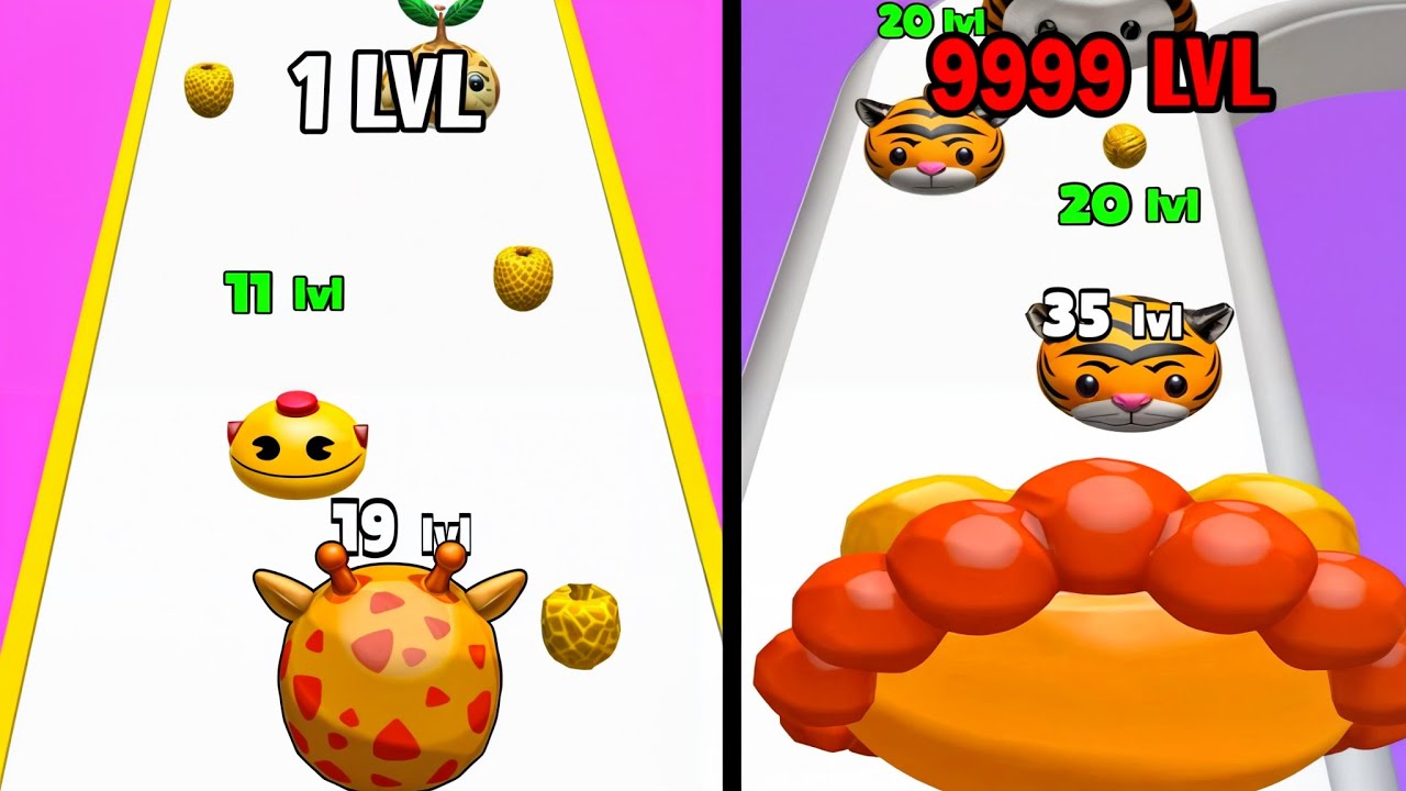 Slime Evolution Run 3D game in MAX LEVEL ⭐ Level Up Slime Run ...