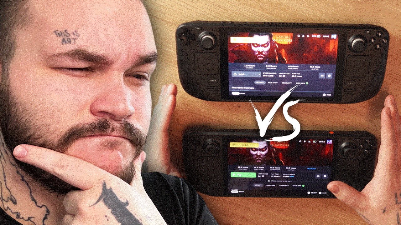 Steamdeck LCD vs OLED.. - YouTube