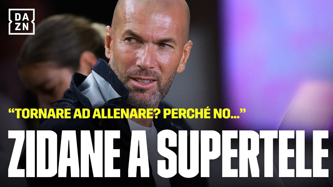 ZIDANE si racconta: "Tornare ad allenare? Perché no..." | Supertele ...
