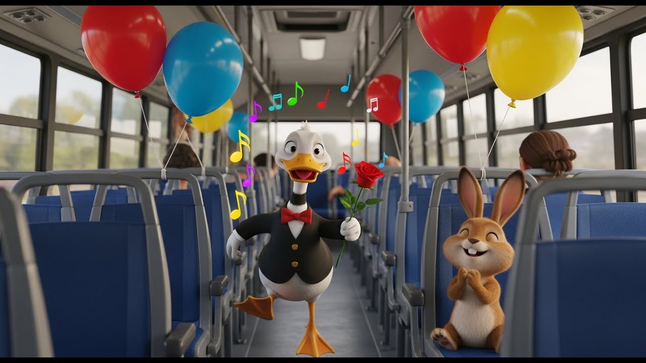 Wheels on the Bus Go Choo Choo | Fun Kids Song | Classic Nursery Rhyme ...