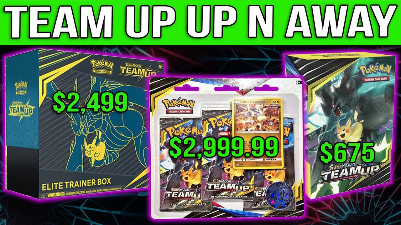 Pokemon Team Up Record Pokemon Market Prices - YouTube