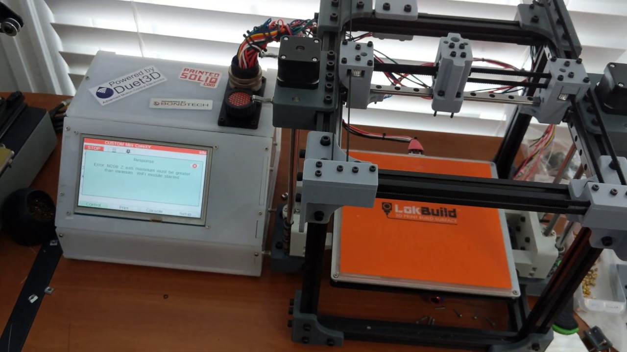 Custom Mini CoreXY 3D Printer V2 Test & Update - YouTube