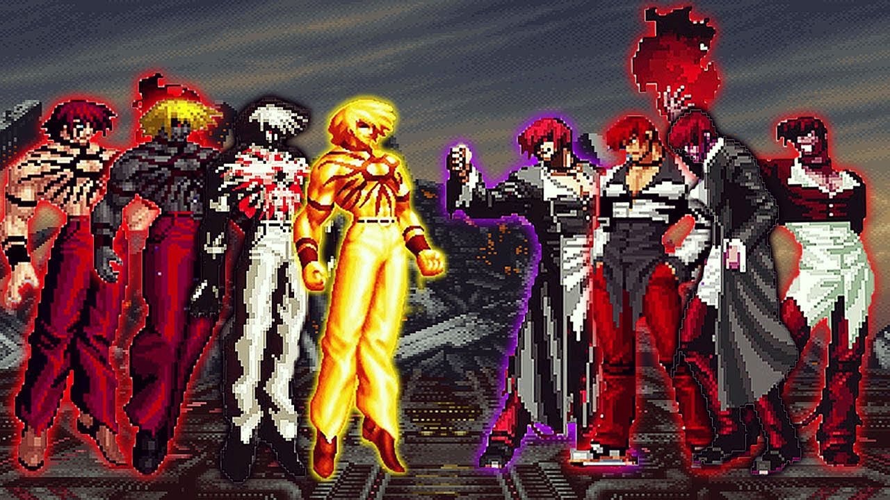 [KOF Mugen] Phoenix Orochi Team Vs Iori Yagami Team - YouTube