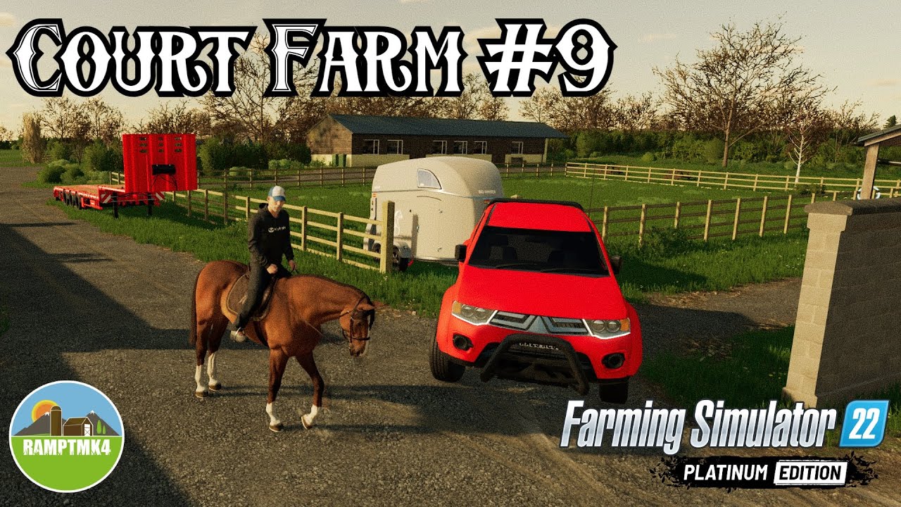 Court Farm Country Park #9 Horse and new pickup Farming Simulator 22 # ...