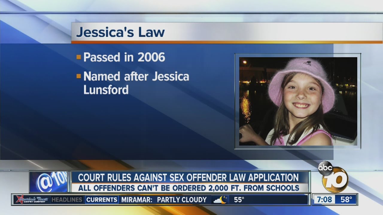 Calif. Supreme court rules against Jessica's Law - YouTube