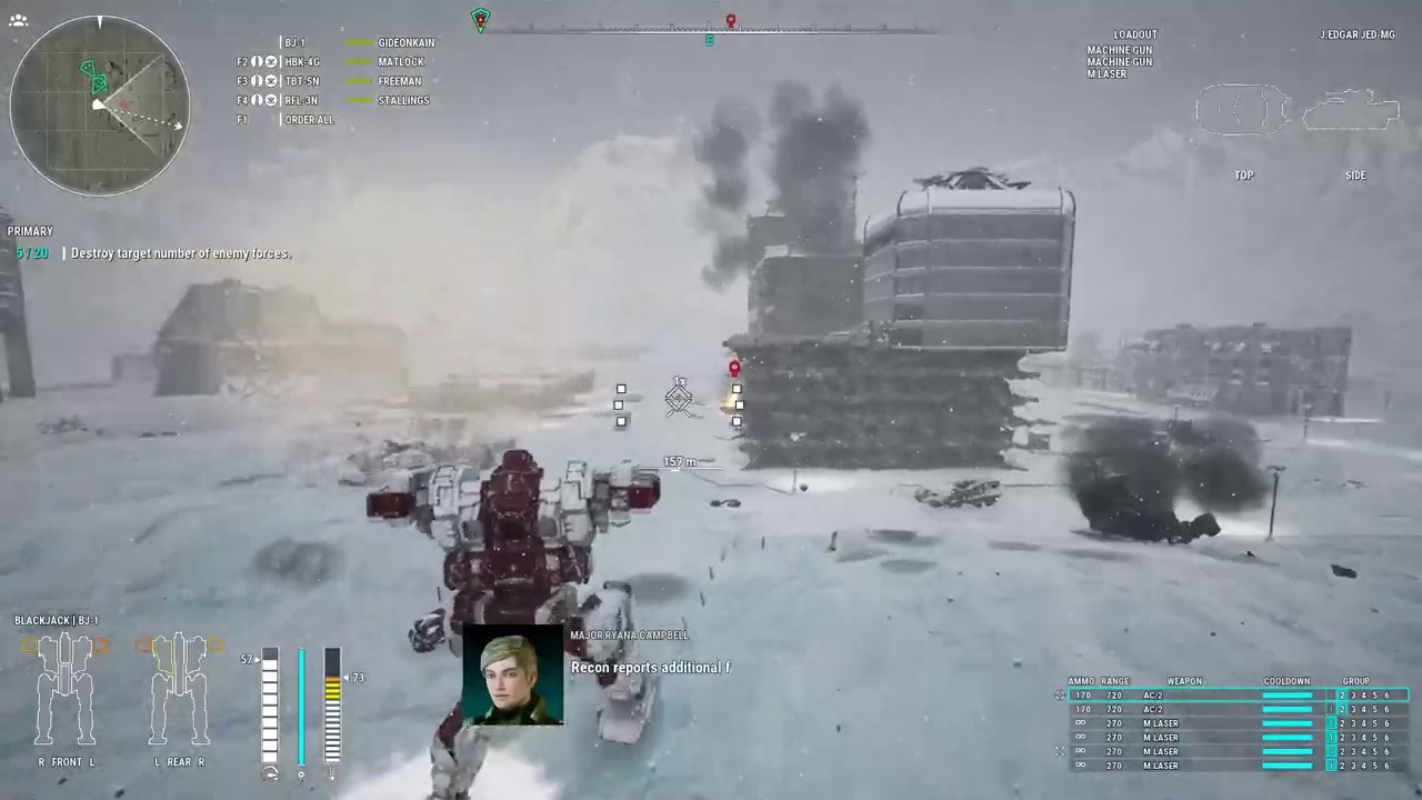 Mechwarrior 5 Mercenaries - Actual Gameplay - 01 - YouTube