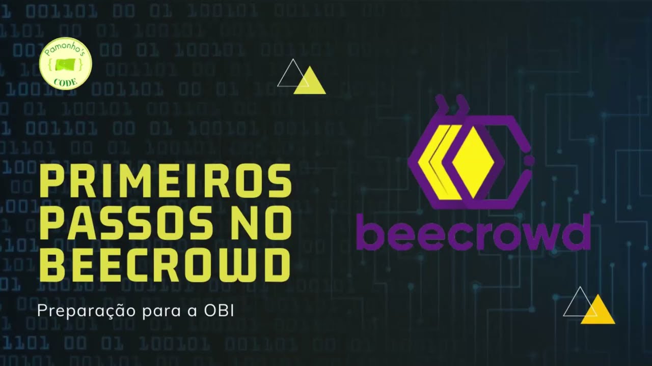 [POR] - Pamonho's Code! Primeiros passos na beecrowd - YouTube