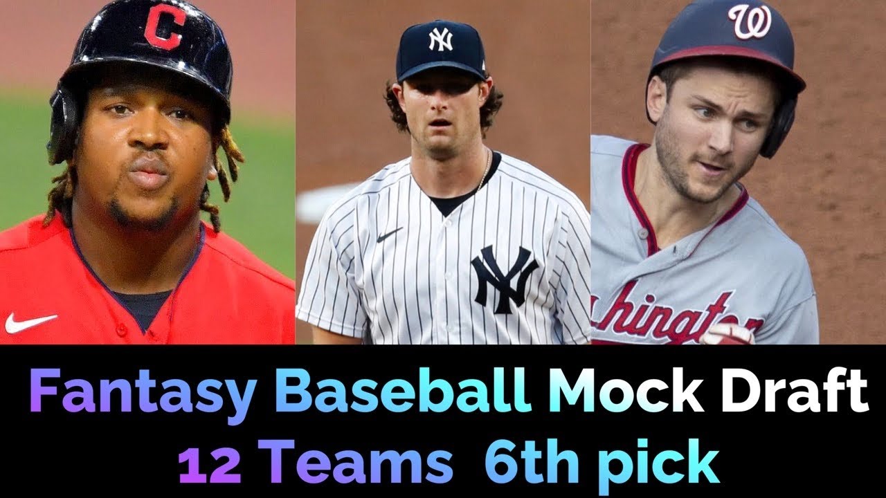 12 Team Mock Draft Fantasy Baseball 6th pick Yahoo Sports - YouTube