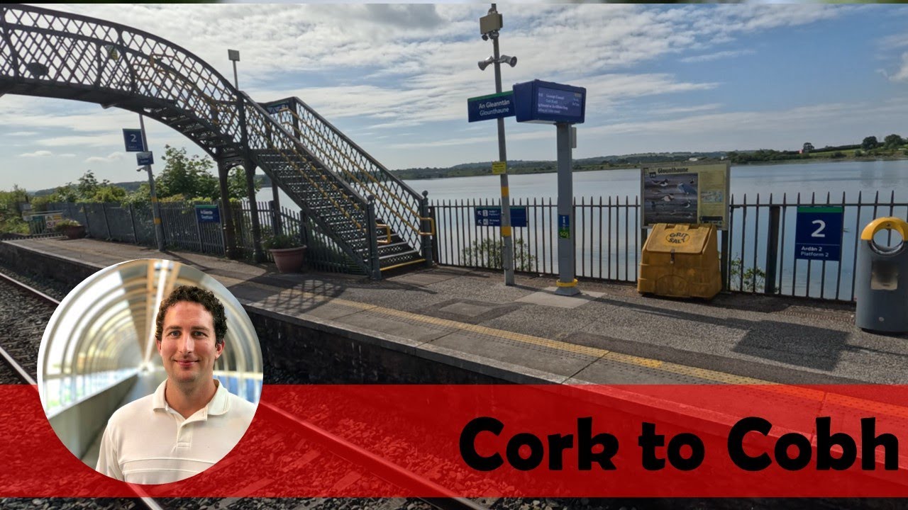 Train from Cork to Cobh - Departing from Kent Station for the Cobh ...