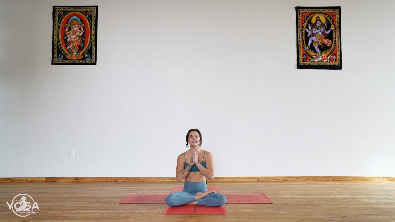 Cross Mat Yoga Intermediate - YouTube