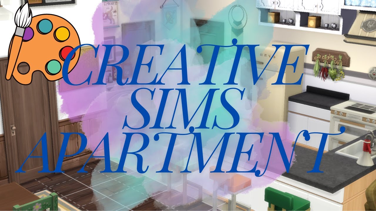Creative Sims Apartment || (No CC) || Sims 4 Speed build - YouTube