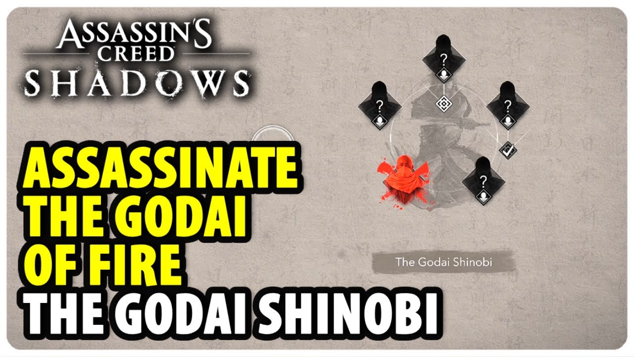 Assassinate the Godai of Fire - The Godai Shinobi | Assassin's Creed ...
