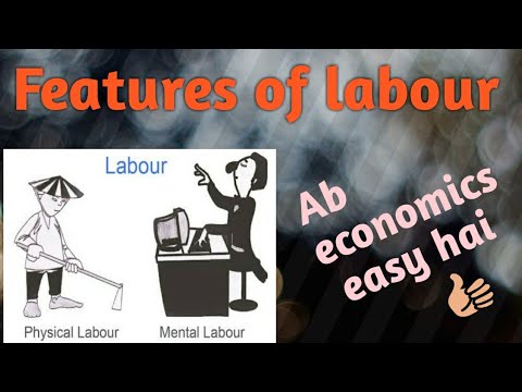 Features of labour ...( Factor of production)... with concept by Kiran ...