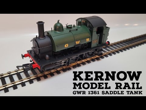 Kernow Model Rail K2204 - GWR 1361 No.1364 in GWR green unboxing and ...