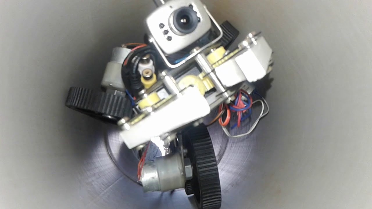 Robot(pipe inspection) - YouTube