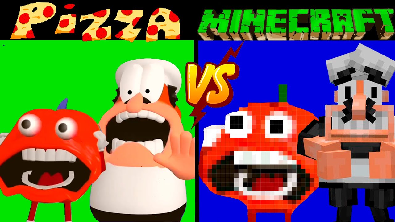 Pizza Tower Screaming Meme Vs Minecraft Version - YouTube