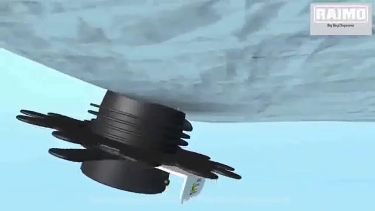 Raimo Big Bag Dispenser 3D-VIDEO | See how it works - YouTube