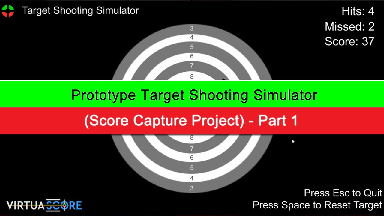 (Part 1) - Prototype Airsoft and Airgun Laser Target Shooting Simulator ...