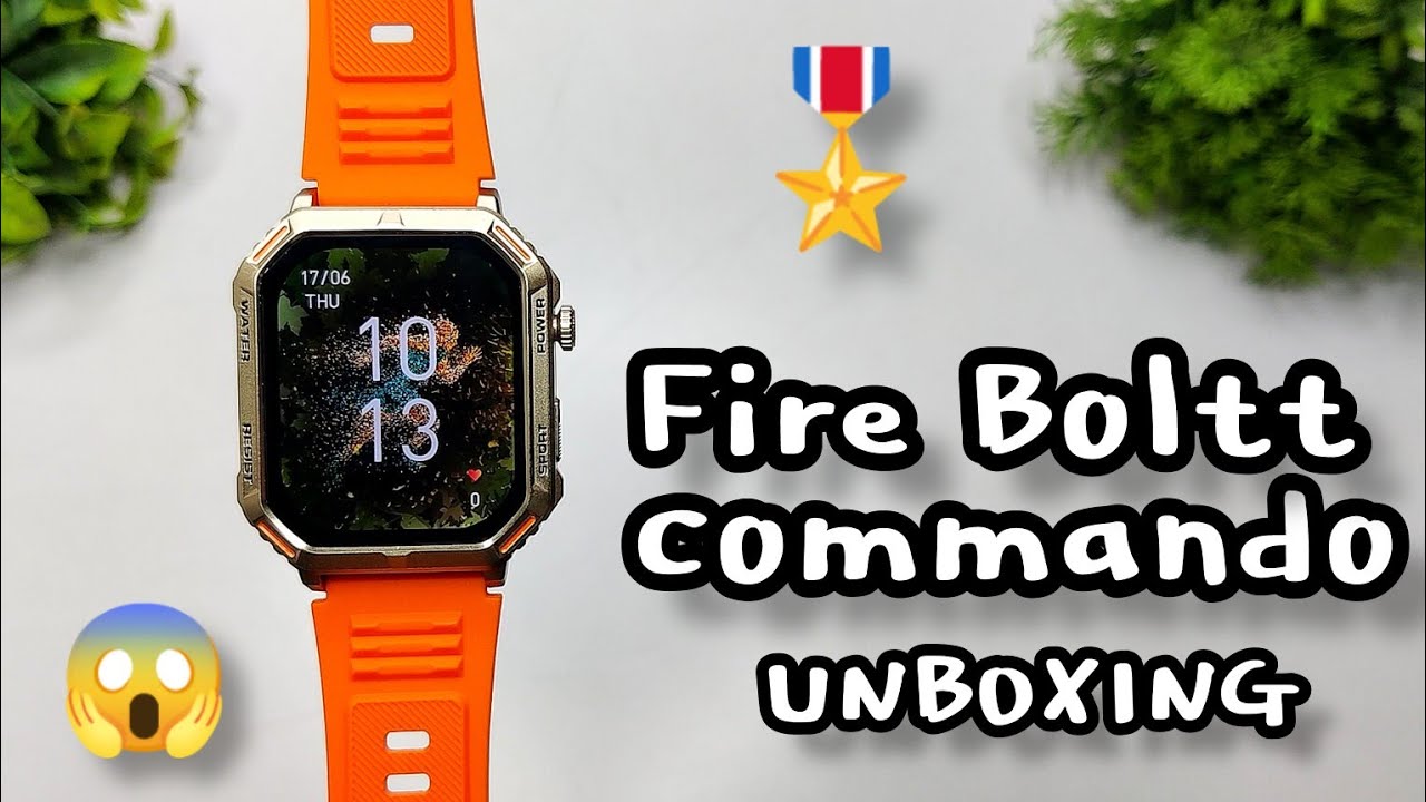 Fire Boltt Commando Unboxing And Review Outdoor Rugged Smartwatch - YouTube