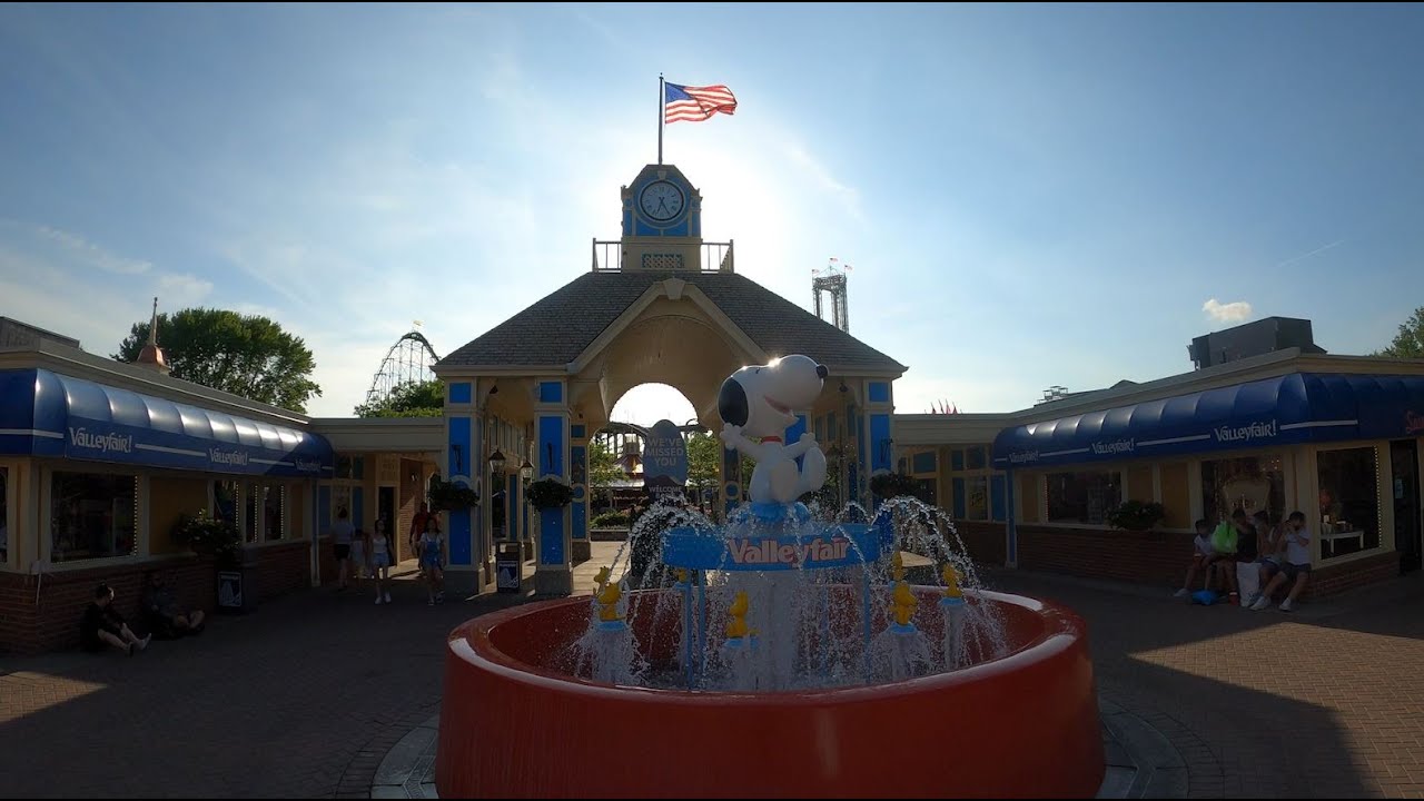 [4K] Valleyfair! Opening Day 2021 Walk Around - YouTube