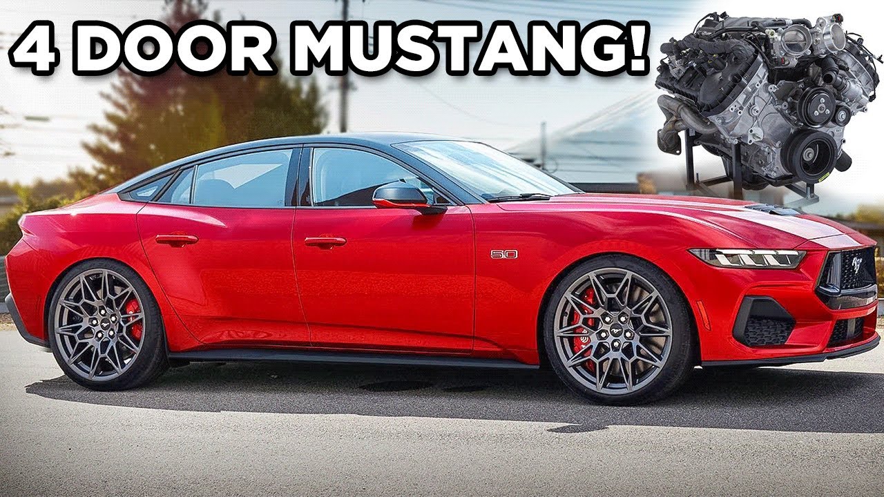 NEW 4 Door Mustang "MACH 4" is INSANE! (Coyote Engine + AWD) - YouTube