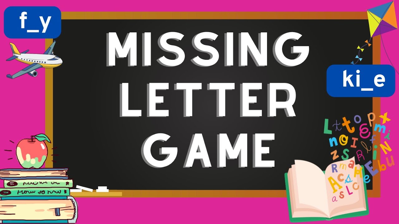 Missing Letter Game for Kids | Learn to Read and Spell! For Ages 5-7 ...