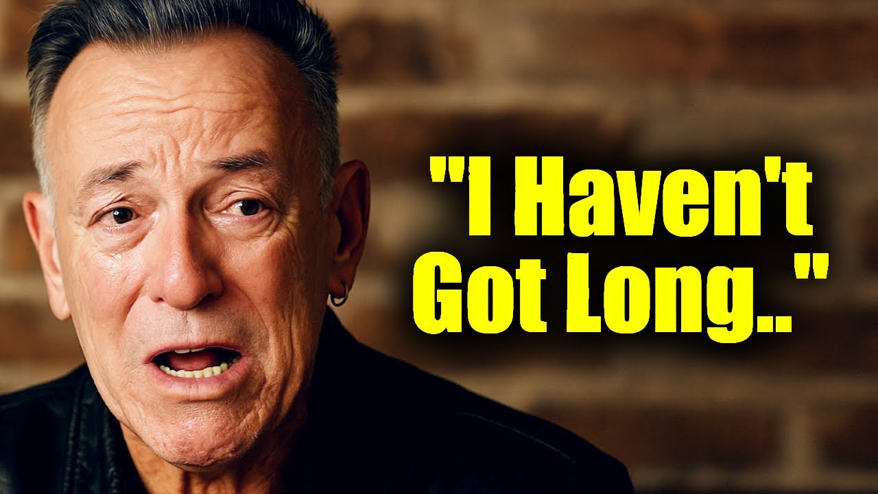 Bruce Springsteen Breaks Down After Tragic News - YouTube