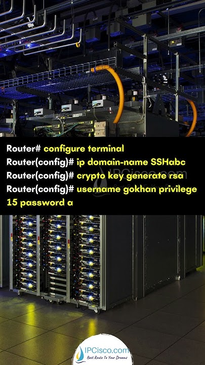 Cisco SSH Configuration Example | Cisco Router Configs! | IPCisco.com - YouTube