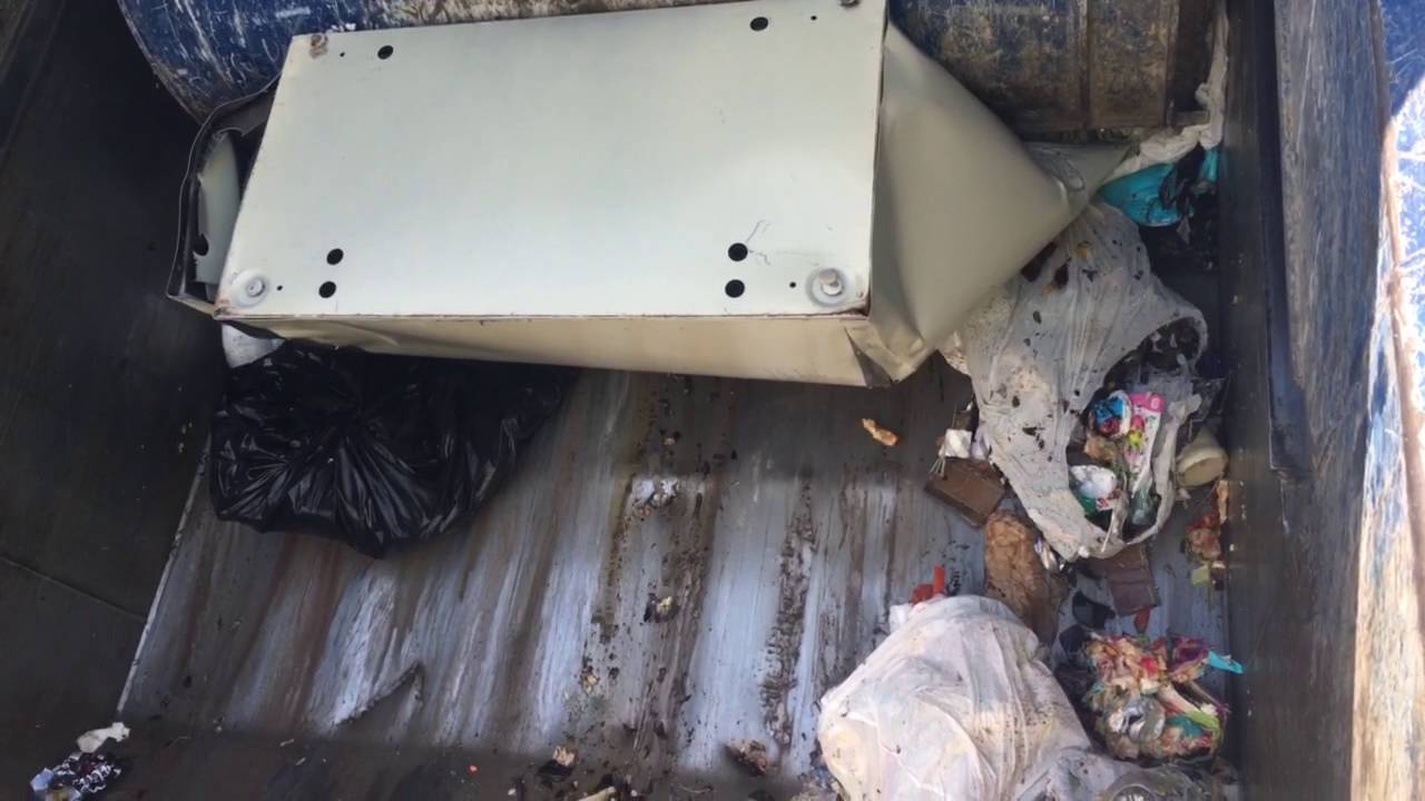 Smashing file cabinet - YouTube