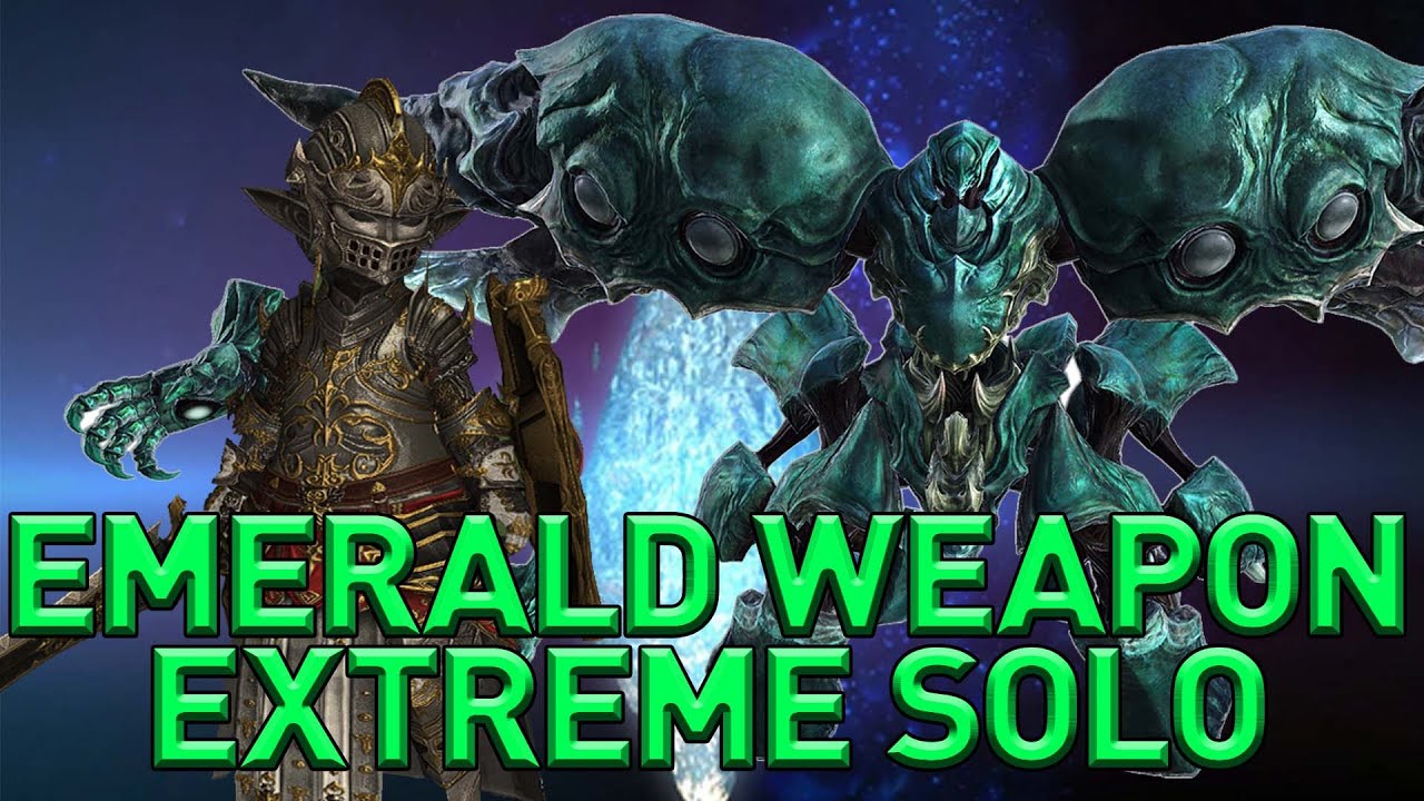 FFXIV Emerald Weapon EXTREME Solo (PLD, 7.05) - YouTube